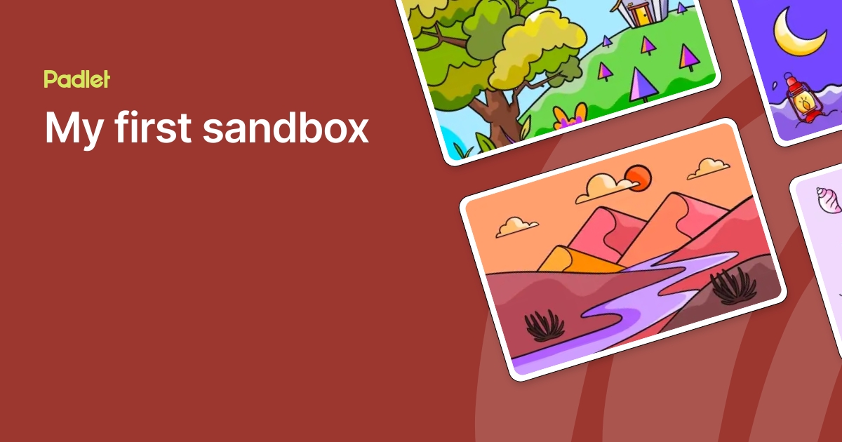 My first sandbox