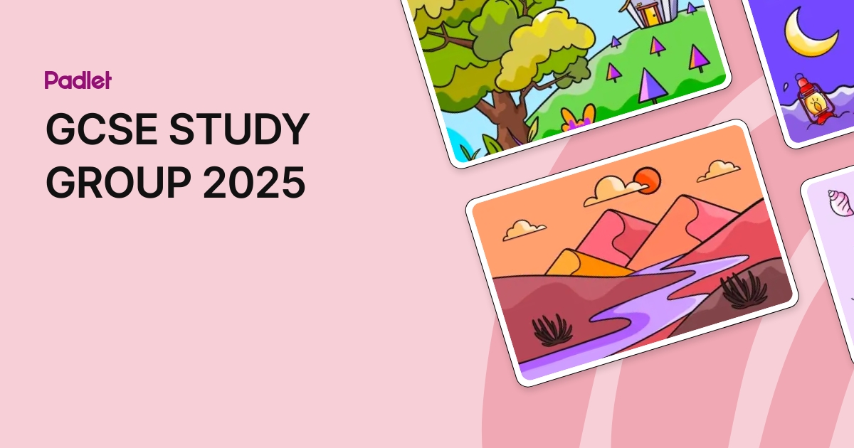 GCSE STUDY GROUP 2025