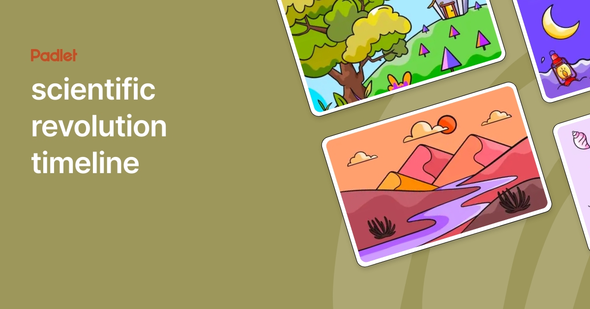 scientific revolution timeline