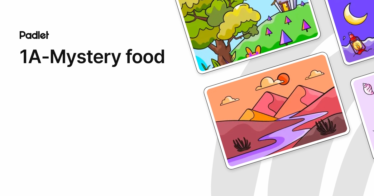 1A-Mystery food
