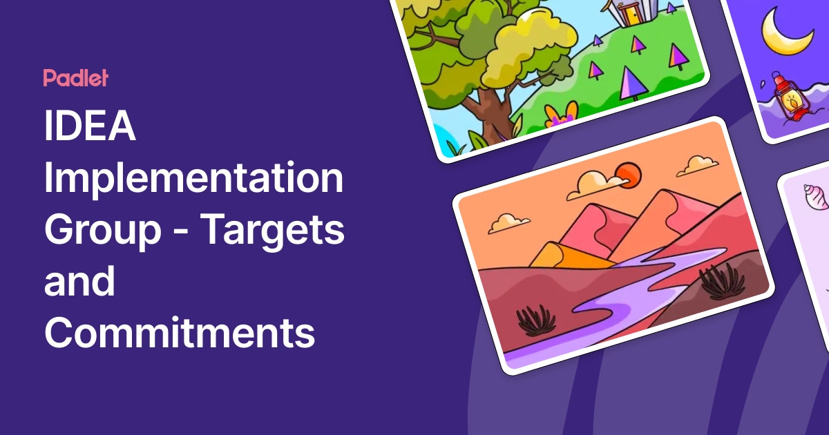 IDEA Implementation Group - Targets and Commitments