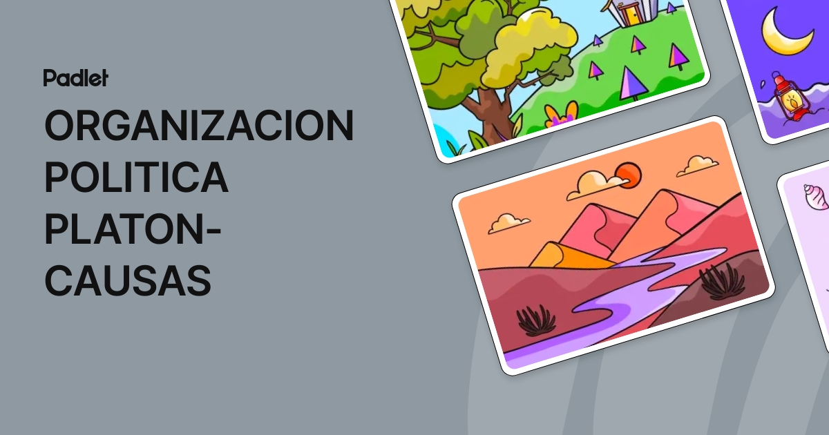 ORGANIZACION POLITICA PLATON-CAUSAS