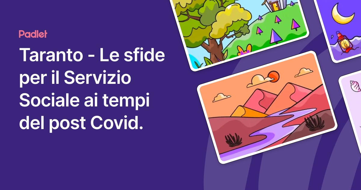Taranto - Le sfide per il Servizio Sociale ai tempi del post Covid.