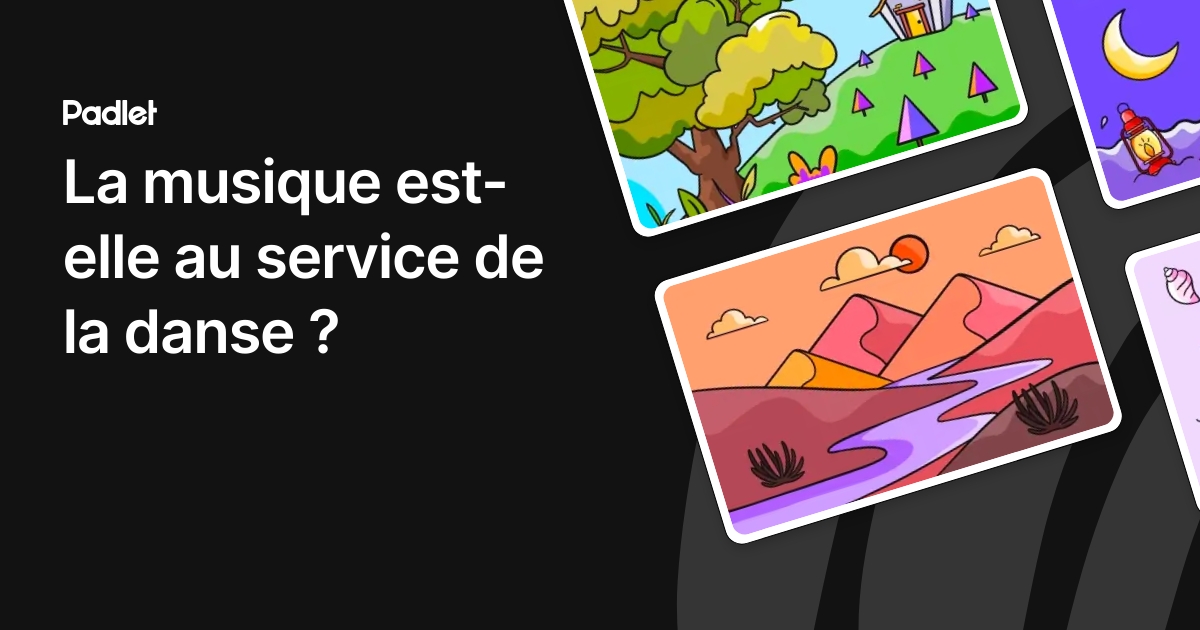 La musique est-elle au service de la danse
