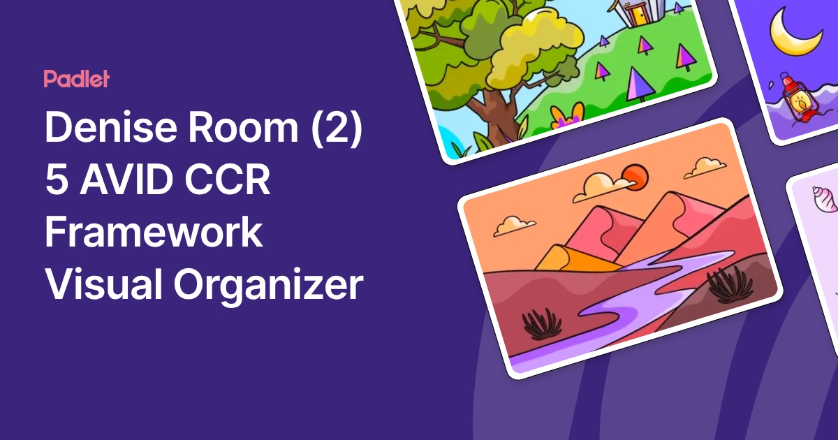 Denise Room (2) 5 AVID CCR Framework Visual Organizer