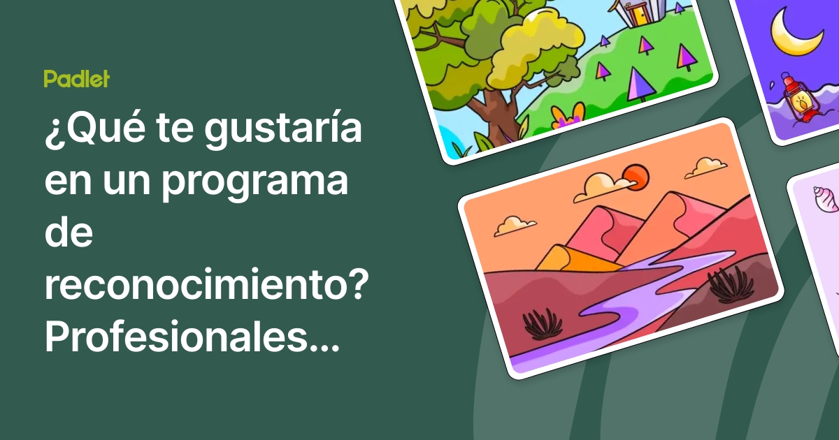 ¿Qué te gustaría en un programa de reconocimiento? Profesionales Senior