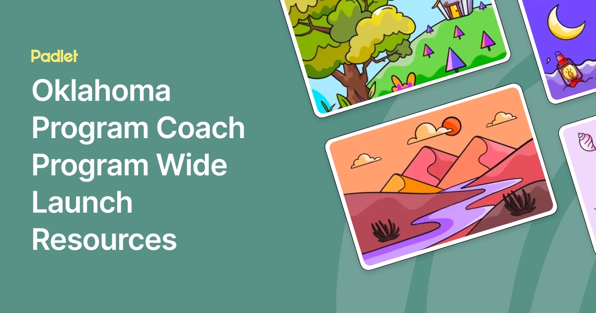 Oklahoma Program Coach Program Wide Launch Resources