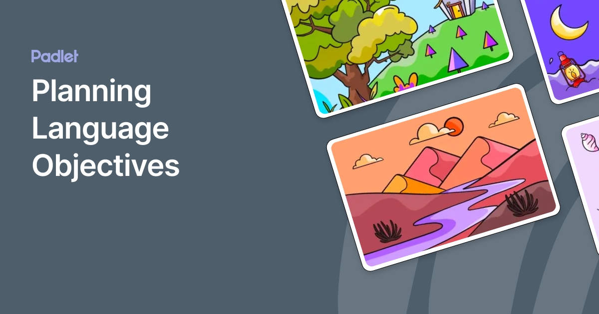 Planning Language Objectives