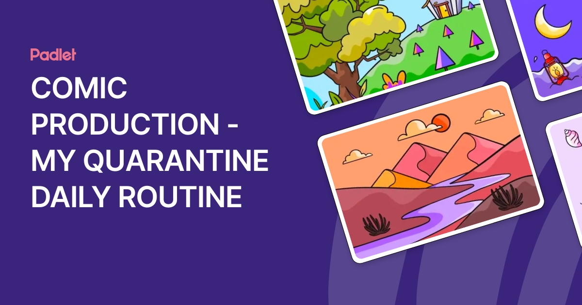 COMIC PRODUCTION - MY QUARANTINE DAILY ROUTINE