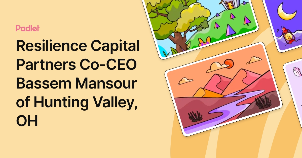 Resilience Capital Partners Co-CEO Bassem Mansour of Hunting Valley, OH