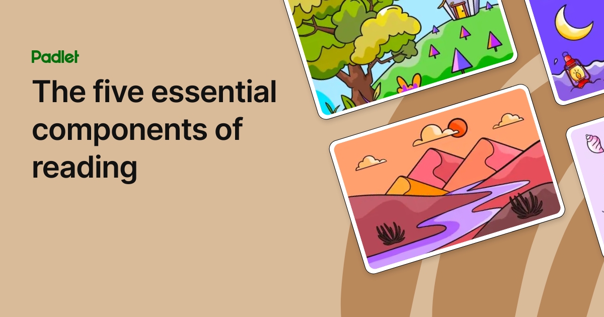 The five essential components of reading