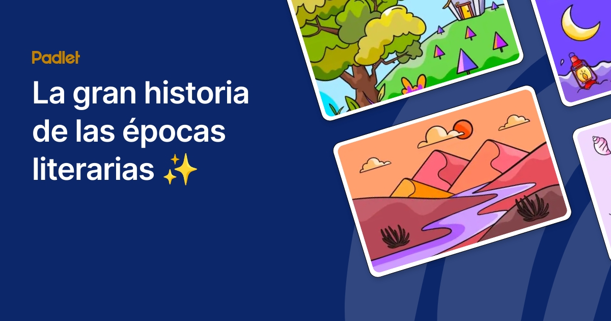 La gran historia de las épocas literarias