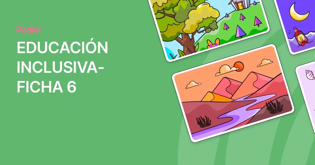 EDUCACIÓN INCLUSIVA-FICHA 6