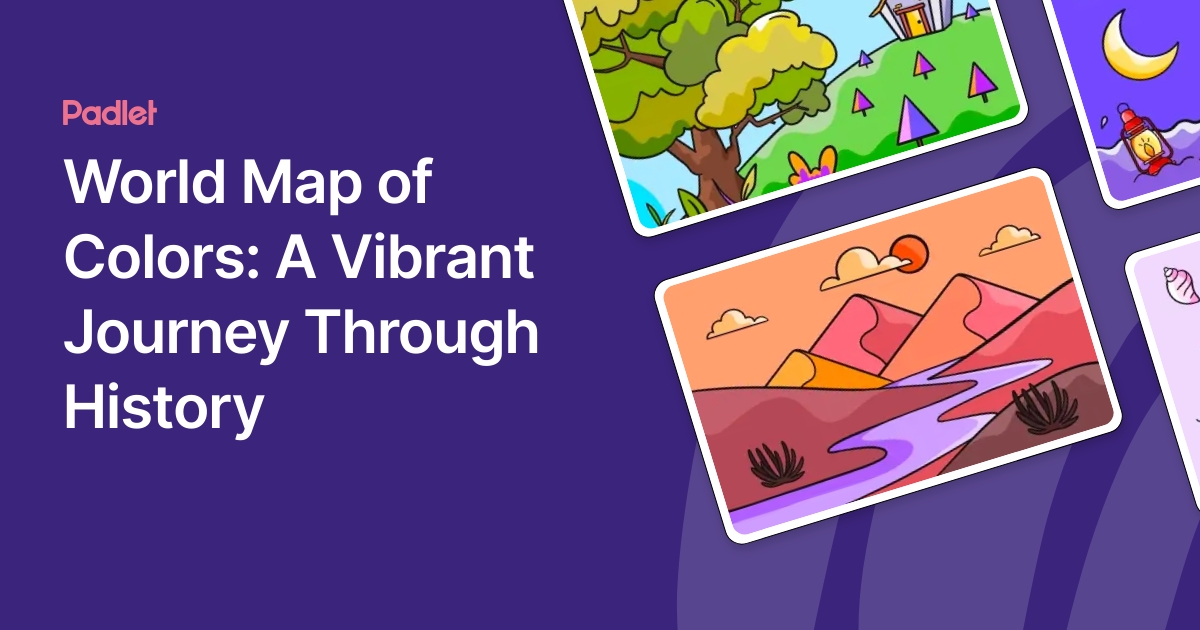 World Map of Colors: A Vibrant Journey Through History