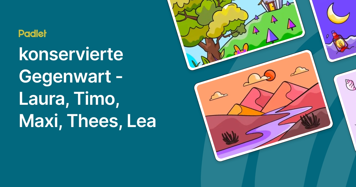 konservierte Gegenwart -Laura, Timo, Maxi, Thees, Lea