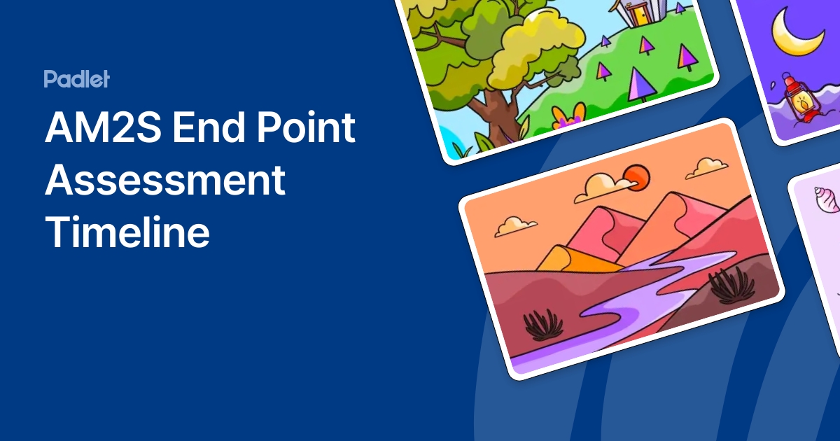 AM2S End Point Assessment Timeline