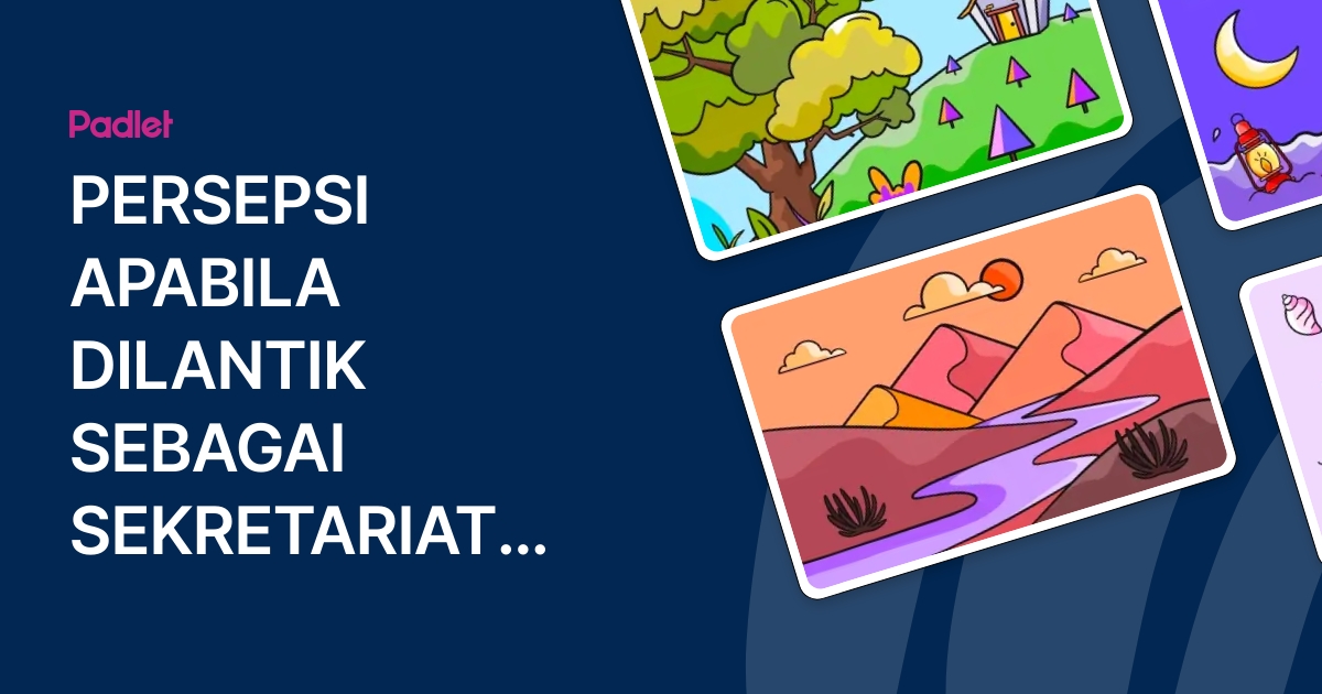 PERSEPSI APABILA DILANTIK SEBAGAI SEKRETARIAT MESYUARAT