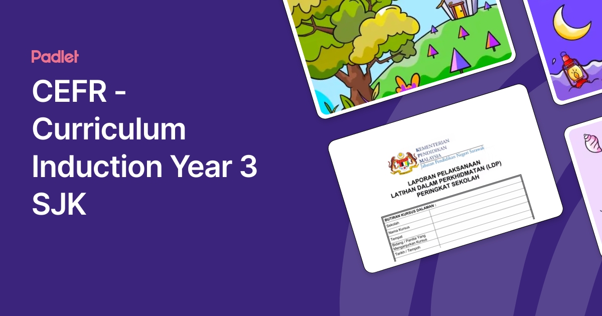 CEFR - Curriculum Induction Year 3 SJK