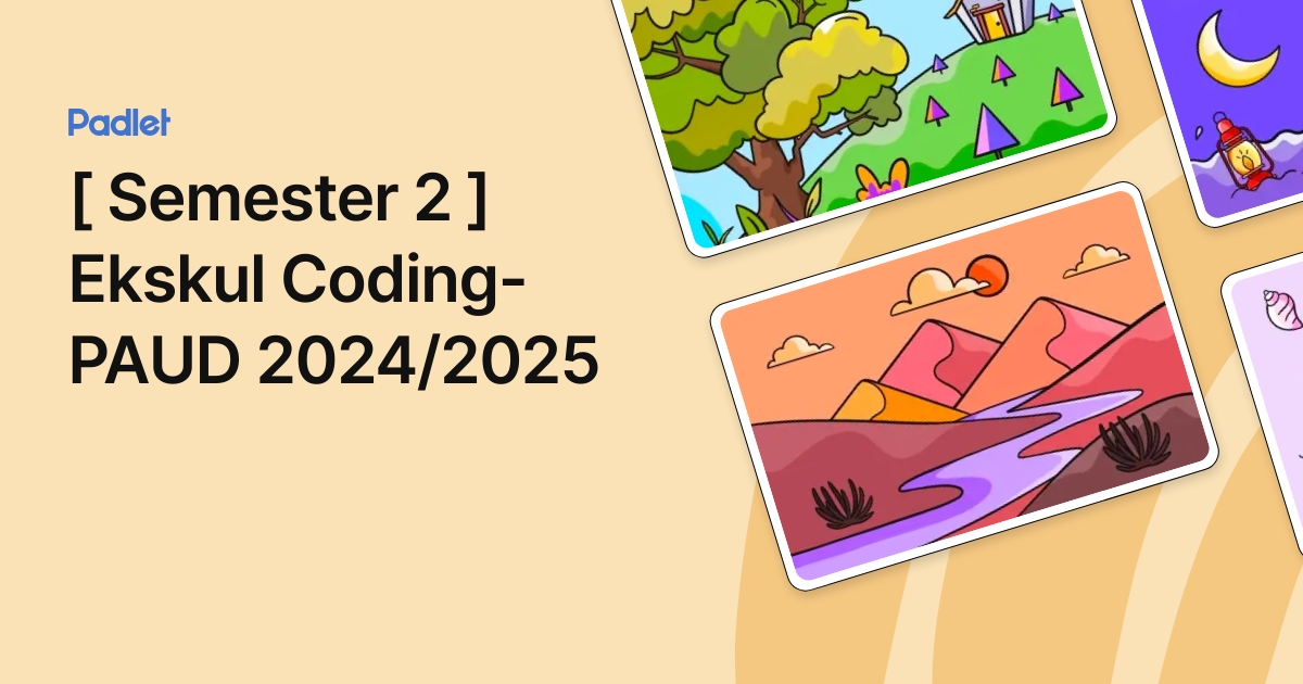 [ Semester 2 ] Ekskul Coding-PAUD 2024/2025