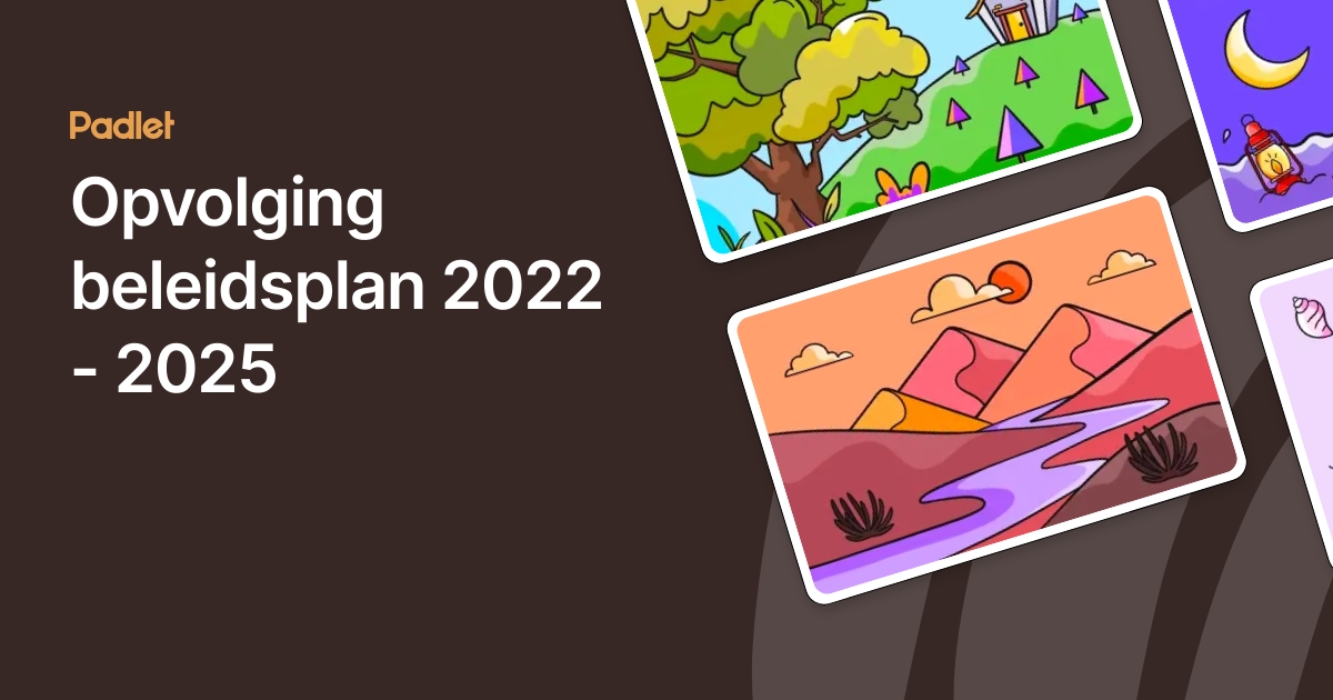 Opvolging beleidsplan 2022 - 2025