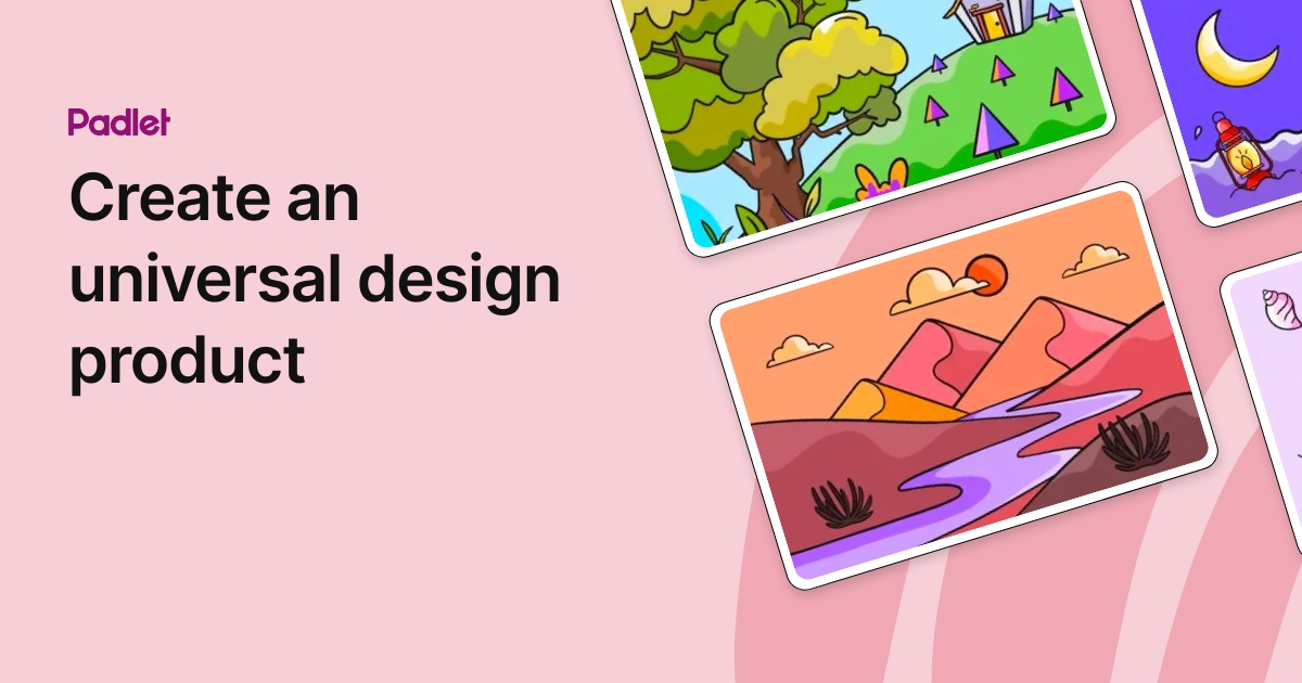 Create an universal design product