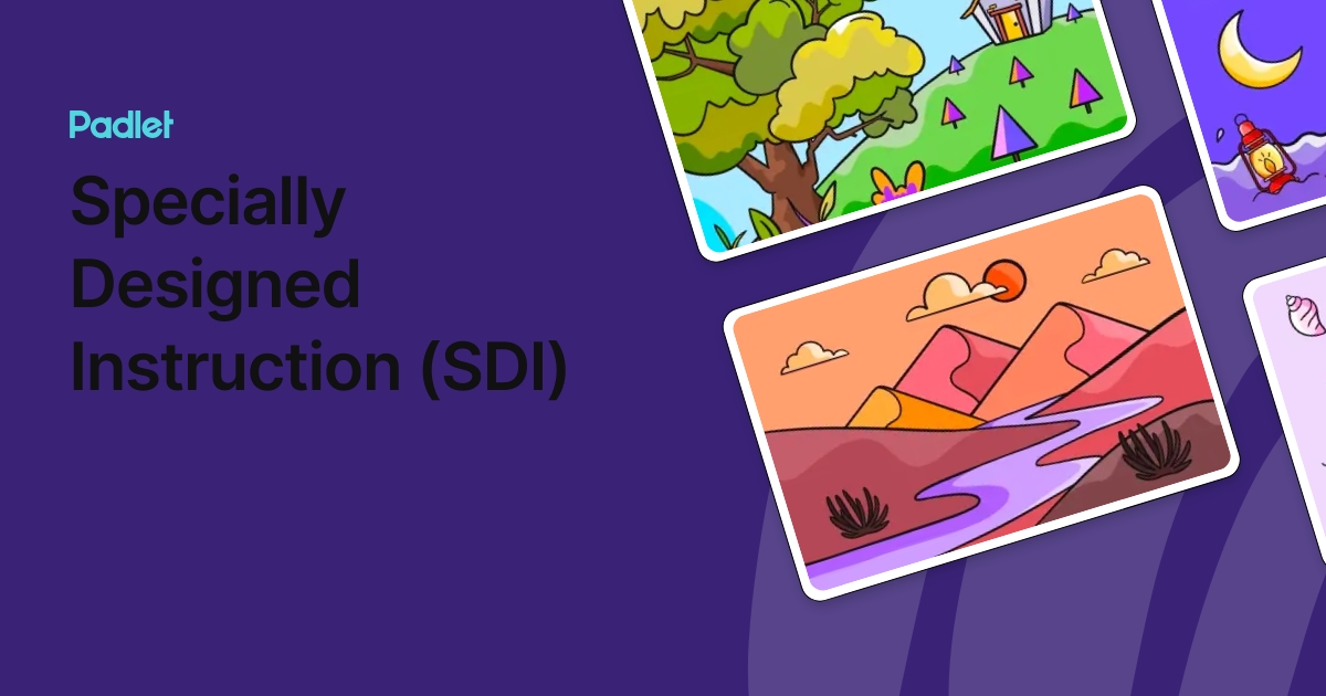 Specially Designed Instruction (SDI)