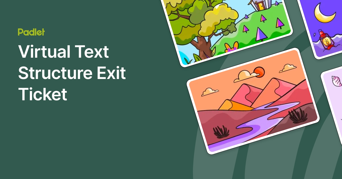 Virtual Text Structure Exit Ticket
