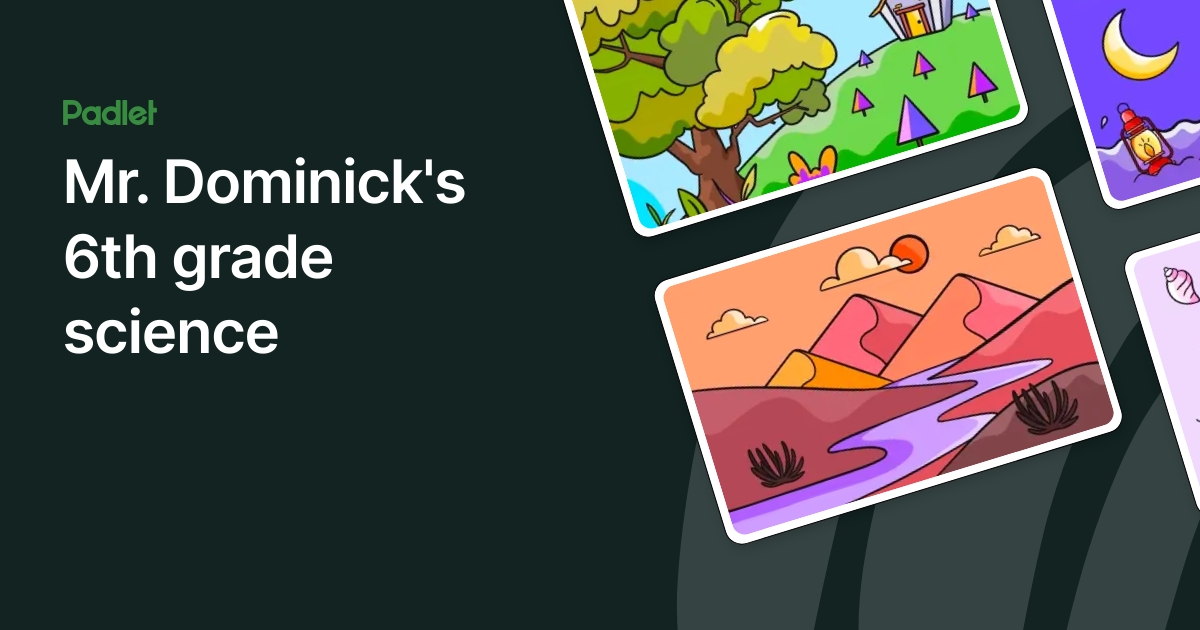 Mr. Dominick's 6th grade science