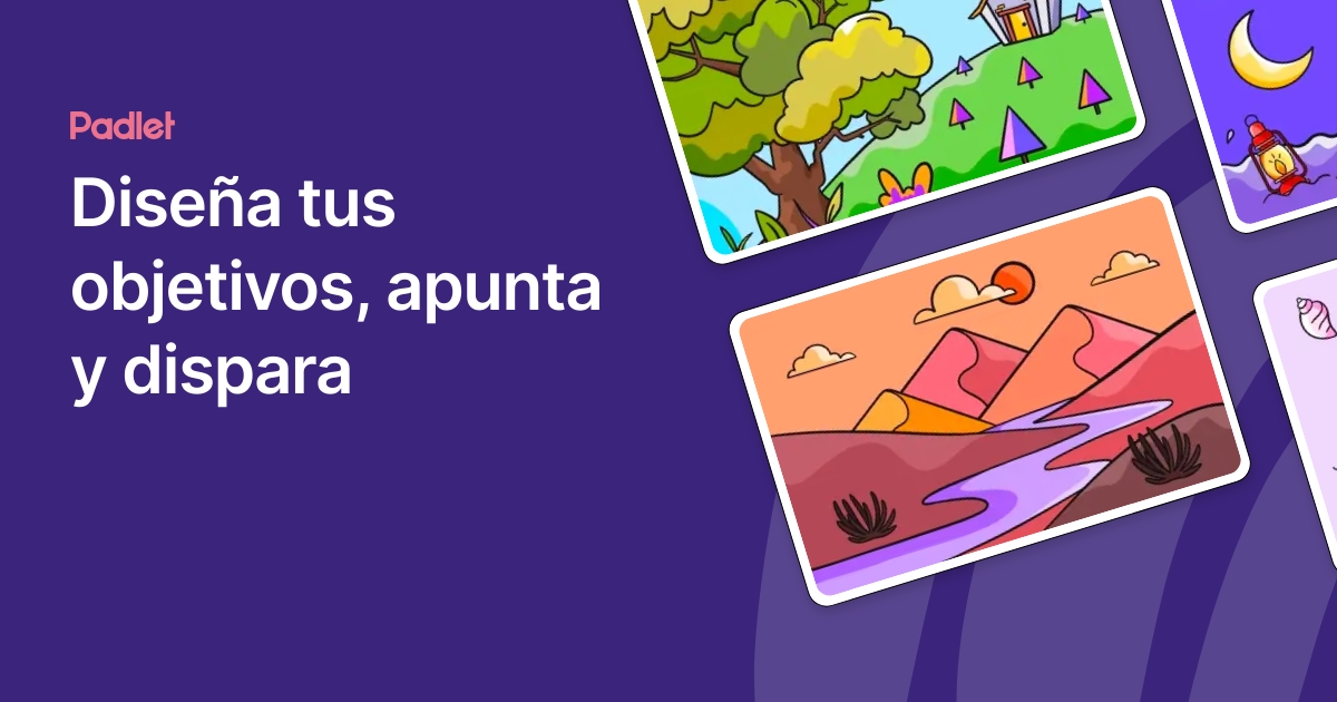 Diseña tus objetivos, apunta y dispara