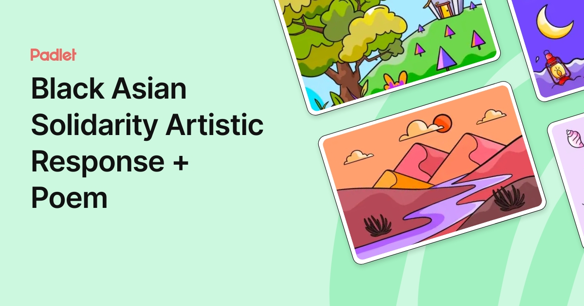 Black Asian Solidarity Artistic Response + Poem