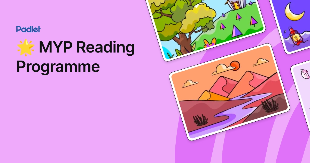 🌟 MYP Reading Programme