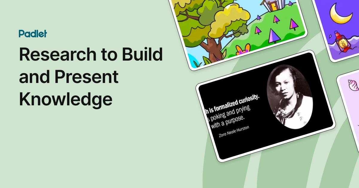 Research to Build and Present Knowledge