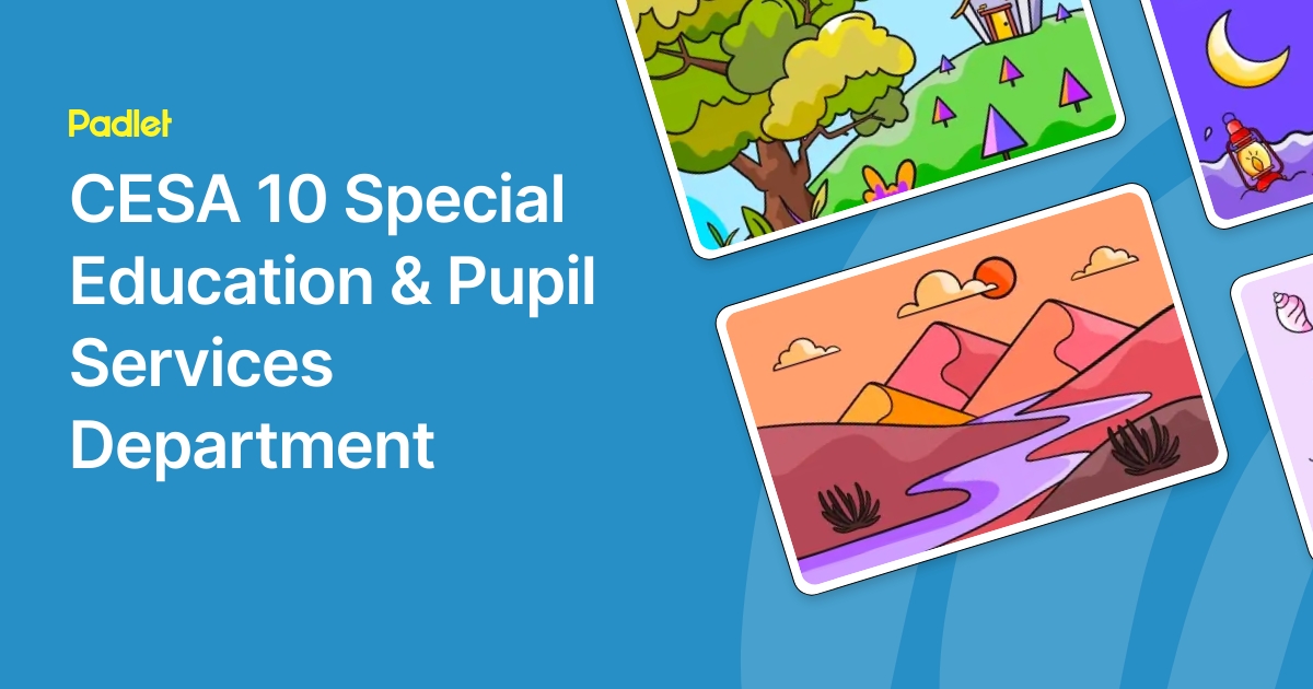 CESA 10 Special Education & Pupil Services Department
