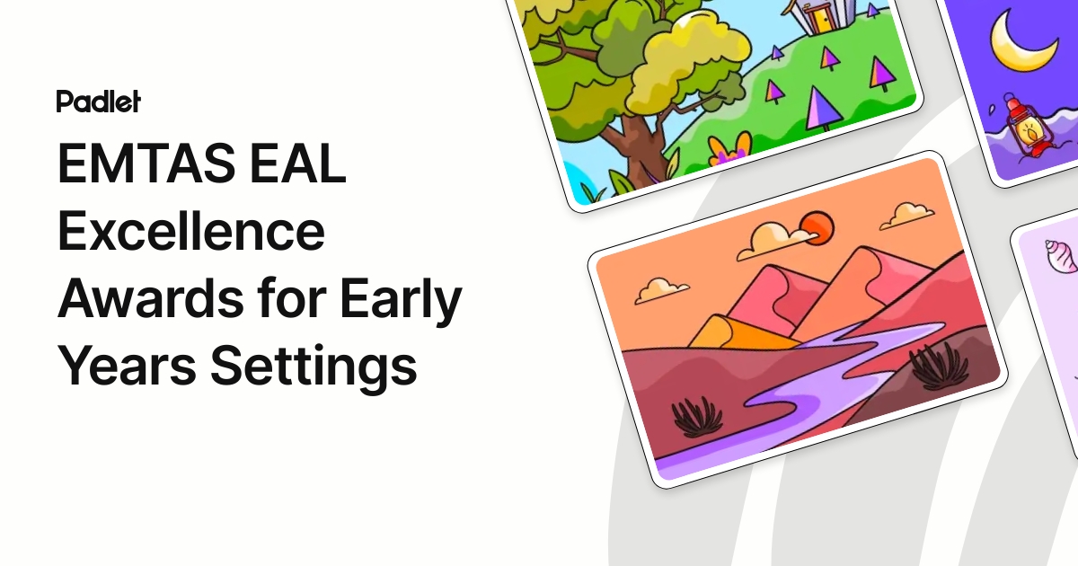 EMTAS EAL Excellence Awards for Early Years Settings
