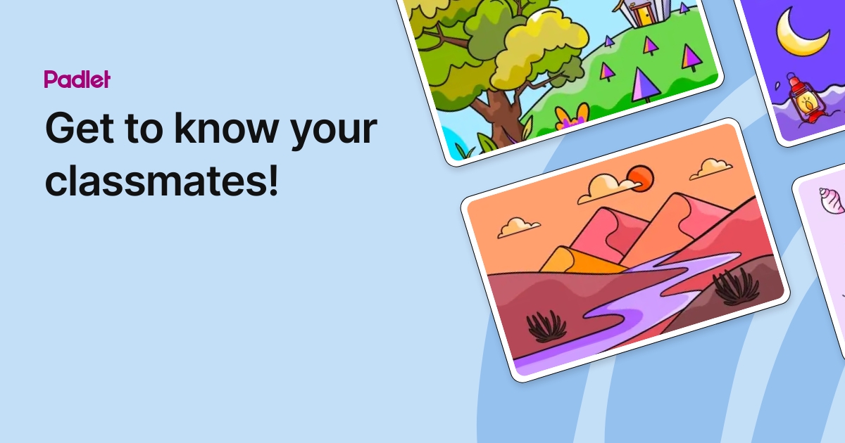 Get to know your classmates!