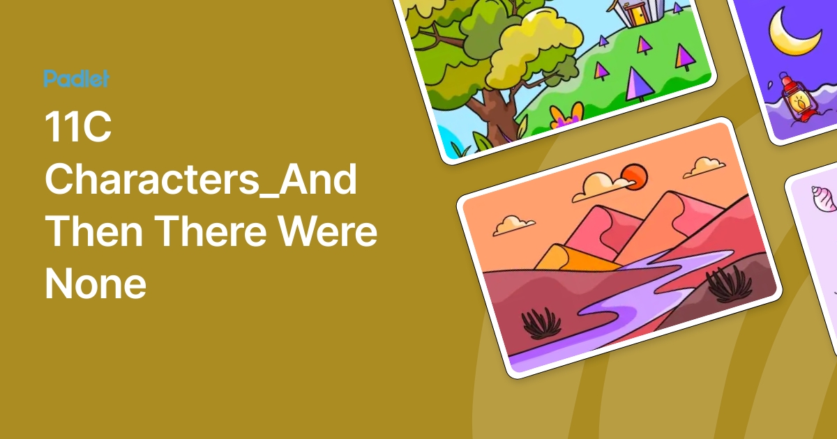 11C Characters_And Then There Were None