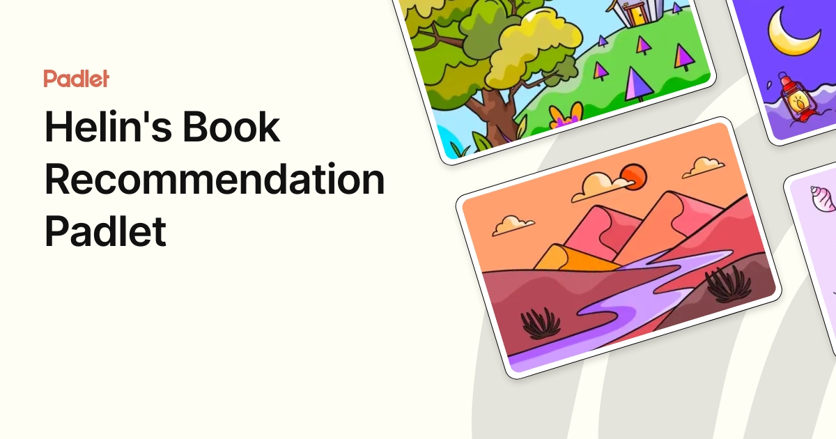 Helin's Book Recommendation Padlet