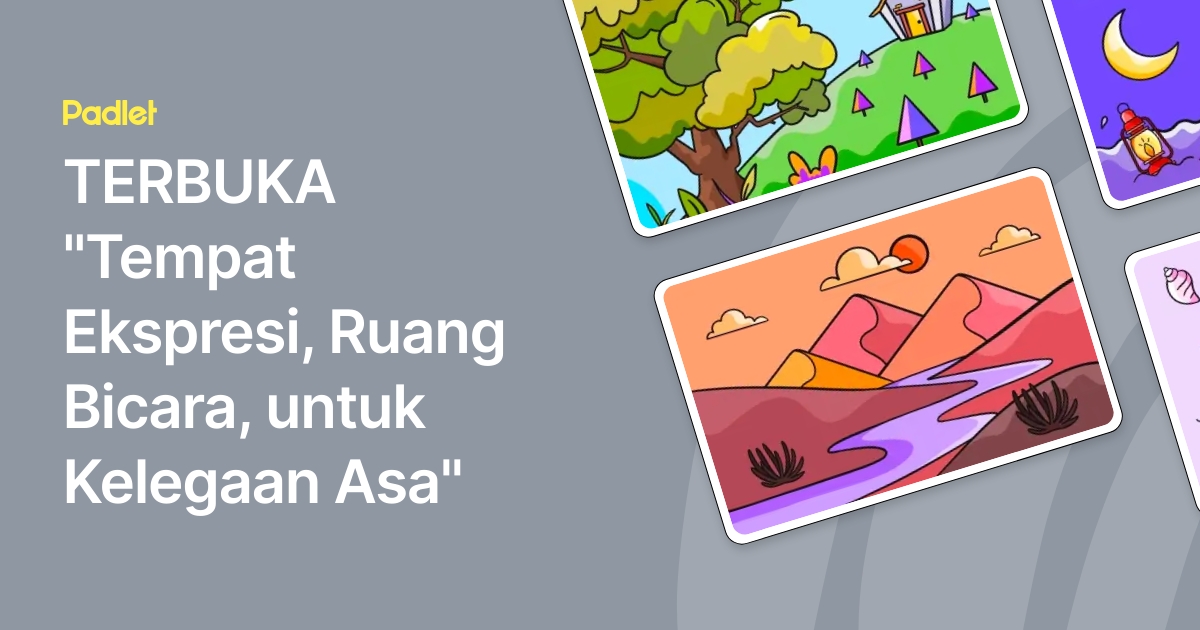 TERBUKA "Tempat Ekspresi, Ruang Bicara, untuk Kelegaan Asa"