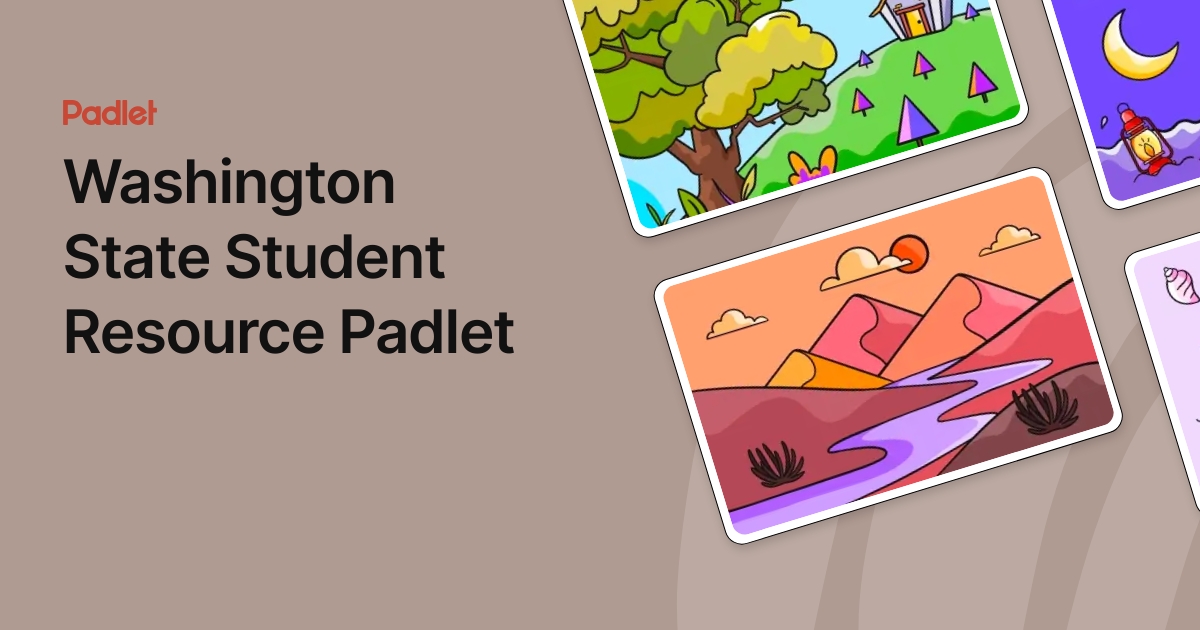 Washington State Student Resource Padlet