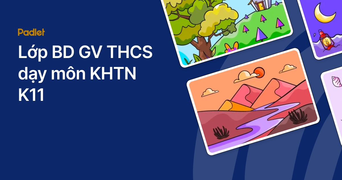 Lớp BD GV THCS dạy môn KHTN K11