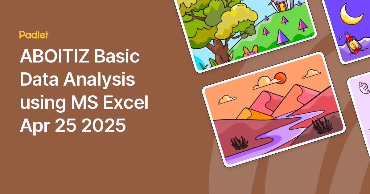 Aboitiz Basic Data Analysis Using Ms Excel Apr 25 2025