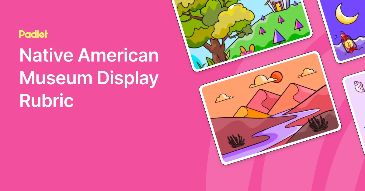 Native American Museum Display Rubric