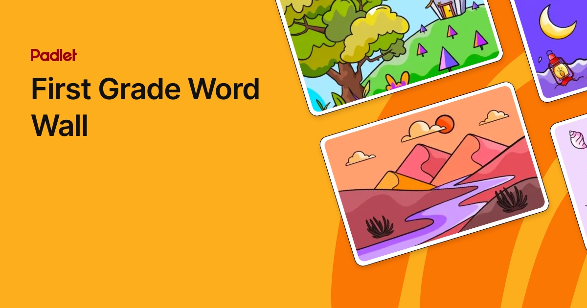 First Grade Word Wall