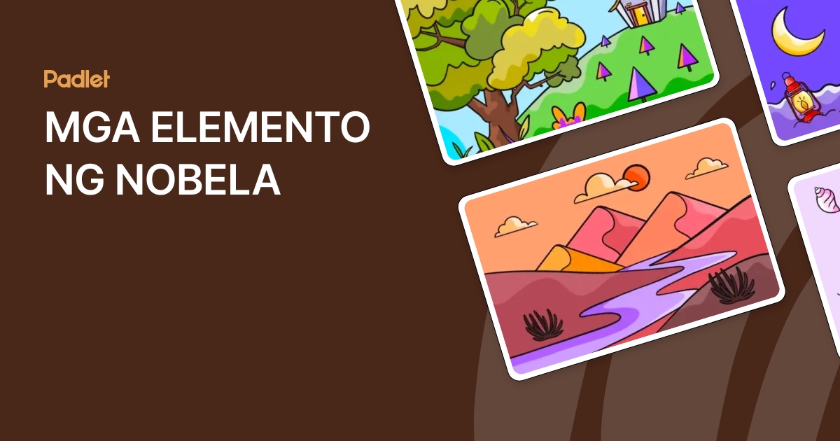 MGA ELEMENTO NG NOBELA