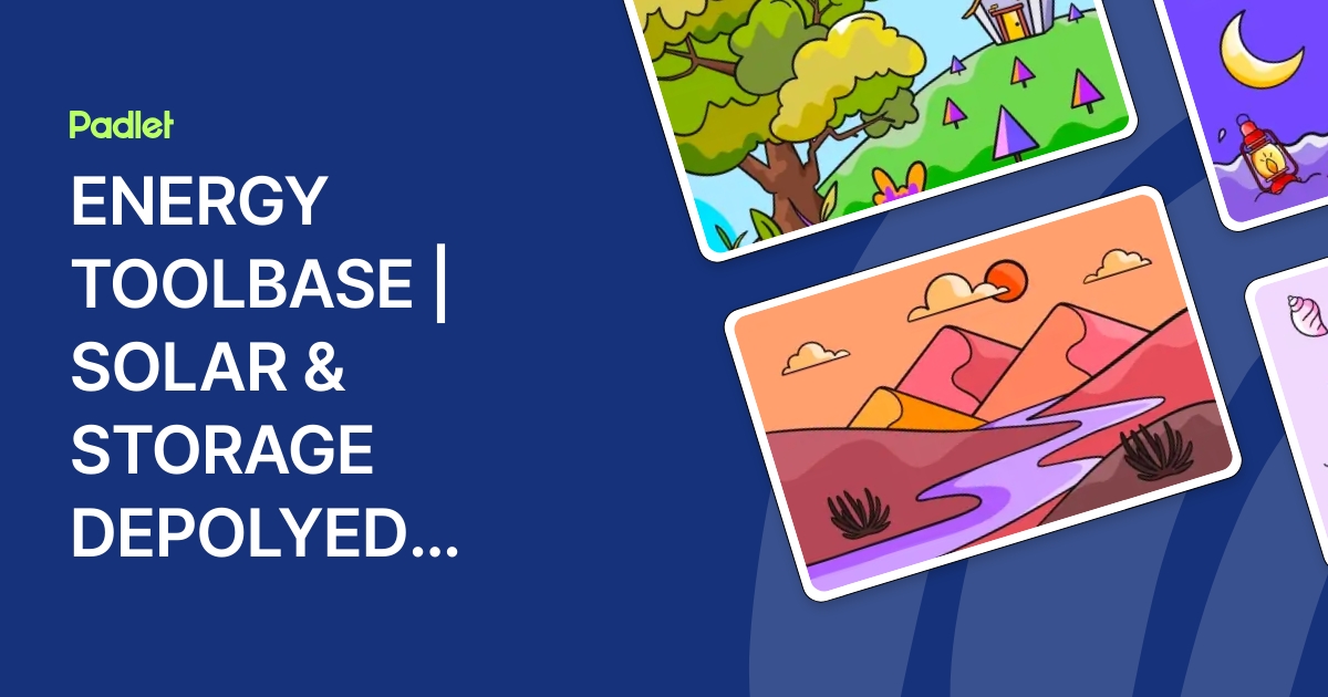 ENERGY TOOLBASE | SOLAR & STORAGE DEPOLYED SIMPLY