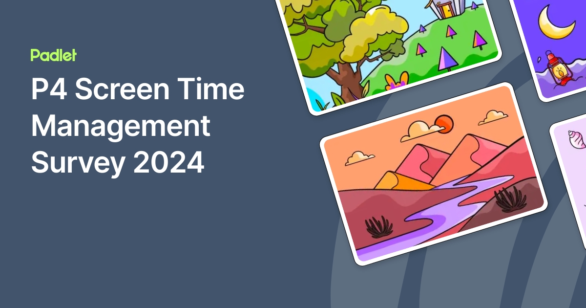 P4 Screen Time Management Survey 2024