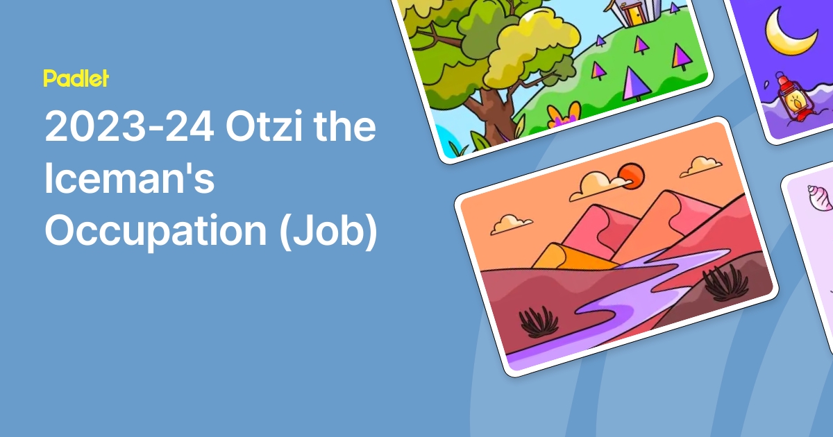 2023-24 Otzi the Iceman's Occupation (Job)