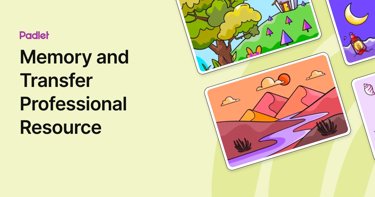 Memory and Transfer Professional Resource