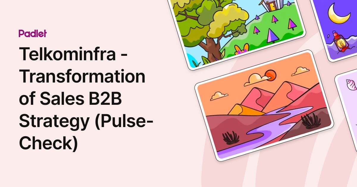 Telkominfra - Transformation of Sales B2B Strategy (Pulse-Check)