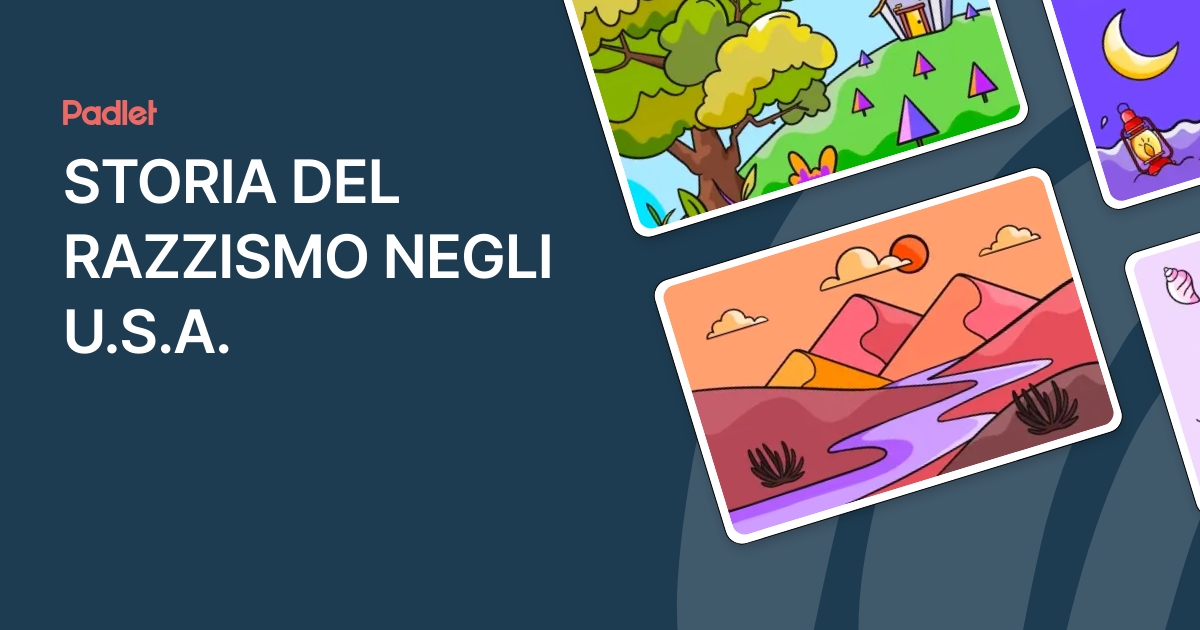 STORIA DEL RAZZISMO NEGLI U.S.A.